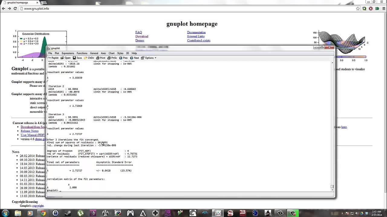 Beginner's GNUplot Fitting Tutorial - YouTube