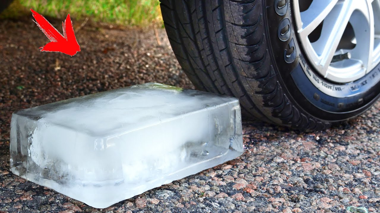 Crushing Crunchy & Soft Things by Car! Experiment: Car vs ICE - YouTube