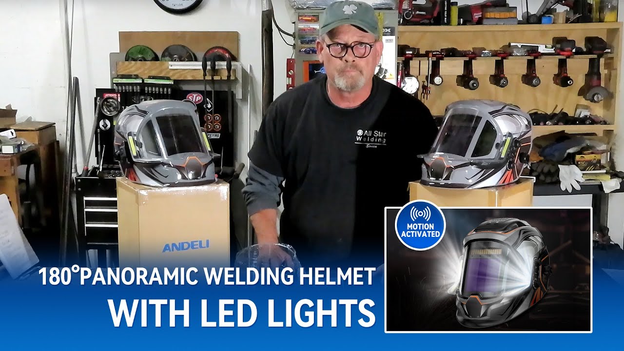 ANDELI MONER LED Welding Helmet Introduction - YouTube