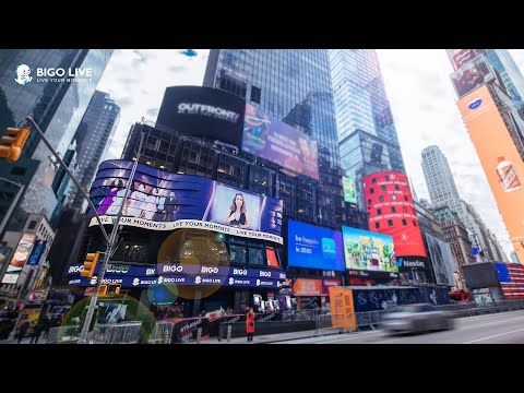 BIGO LIVE - Top Broadcasters are on the Times Square Billboard!  | BIGO TV