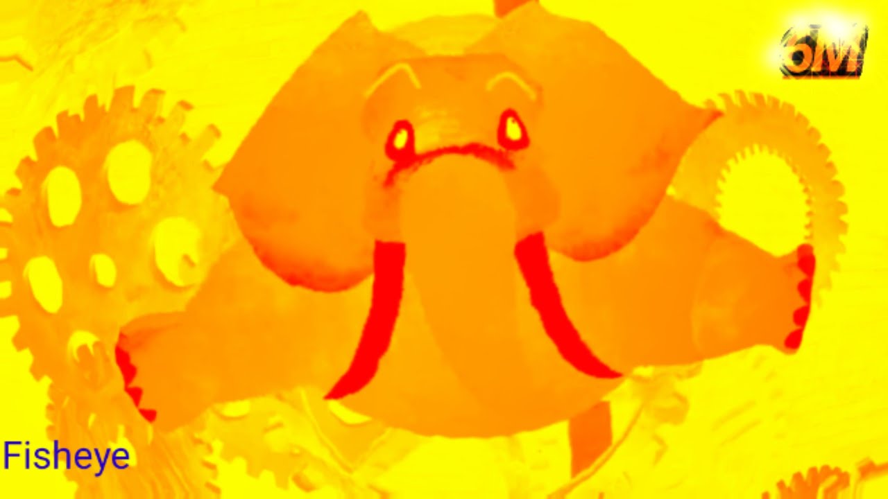 Hickory Dickory Dock Elephant + Fisheye + Crosshatch + Random Effects ...