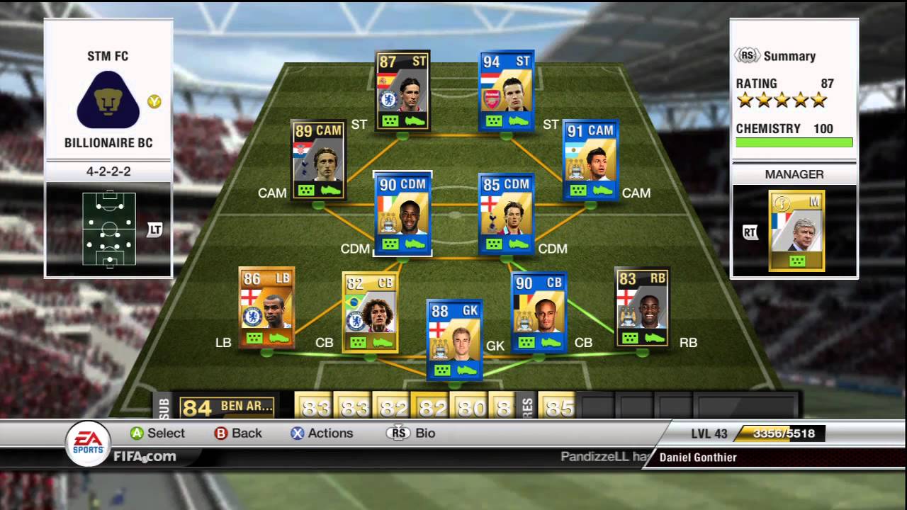 FIFA 12 UT | Squad Review EP13 | The Best BPL Team ? - YouTube