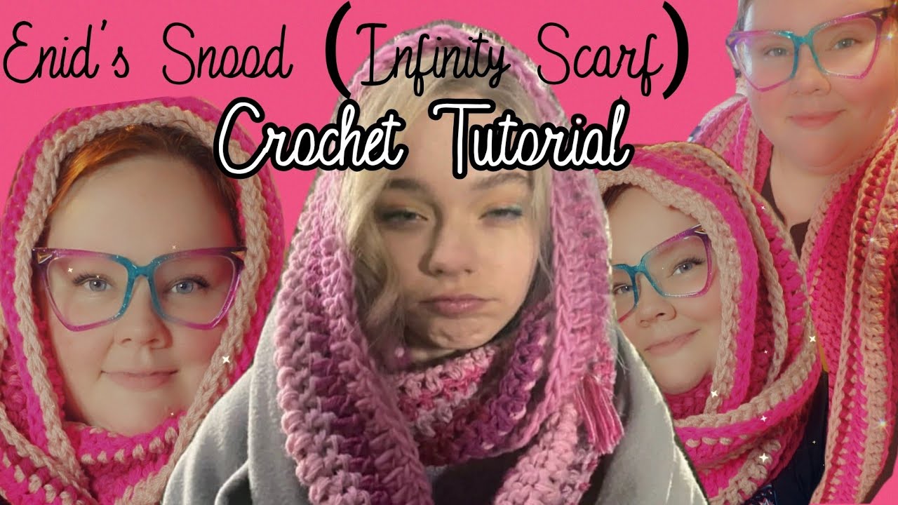 How to Crochet Enid’s Snood Wednesday | Beginner Friendly Pattern ...