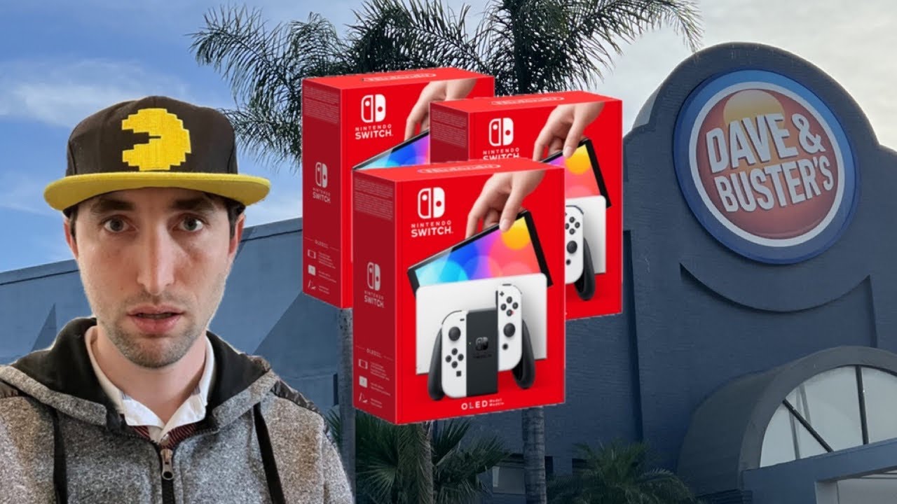 Winning Three Nintendo Switch OLED from Dave and Busters - YouTube
