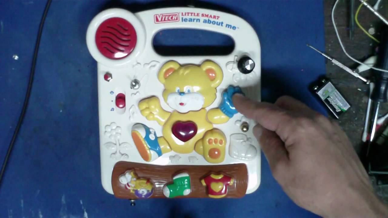 Circuit Bending Fool - Vtech - Little smart learn about me - YouTube