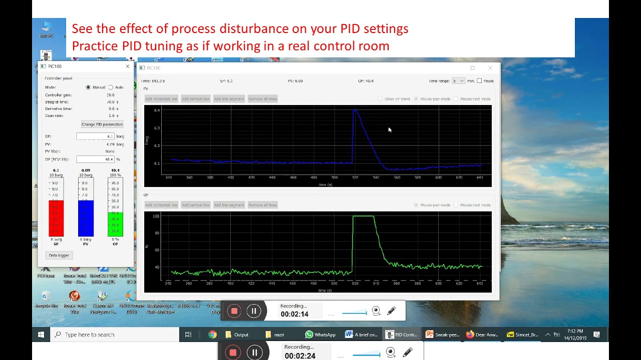 Sneak peek preview of PID trainer app - YouTube