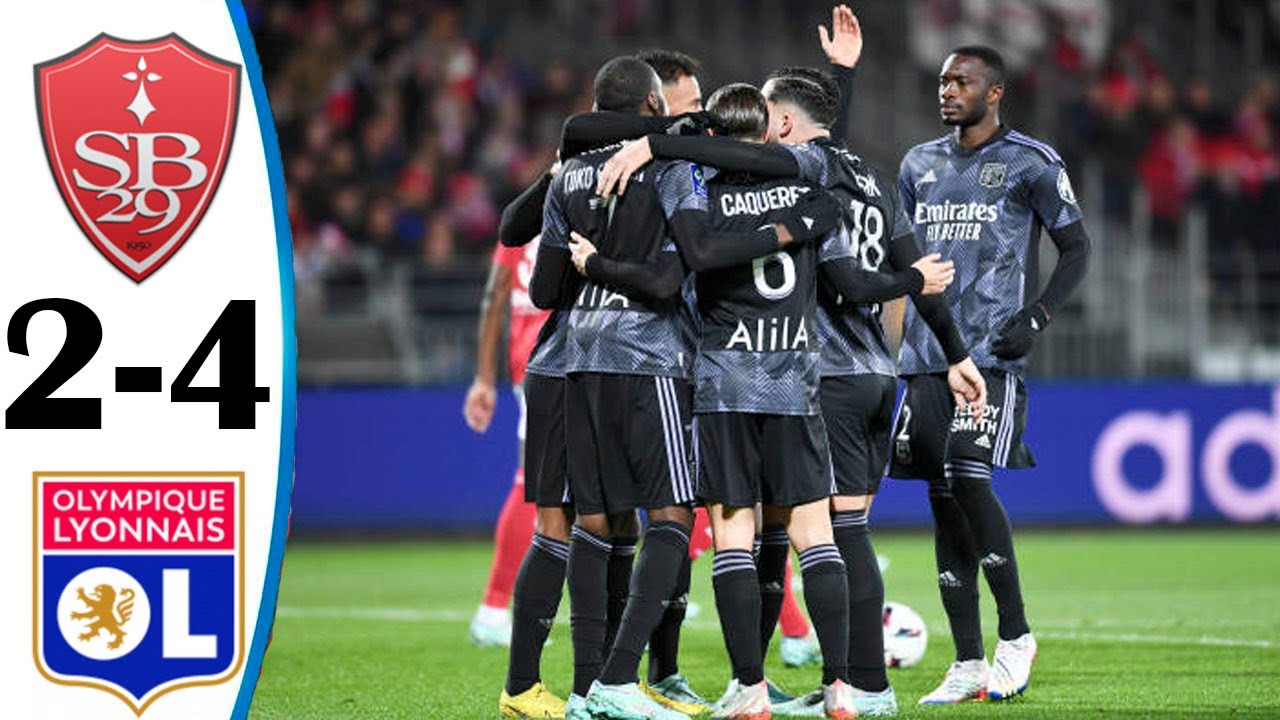 Brest vs Lyon 2-4 All Extended Highlights 28.12.2022 Gameplay[pes 2017 ...