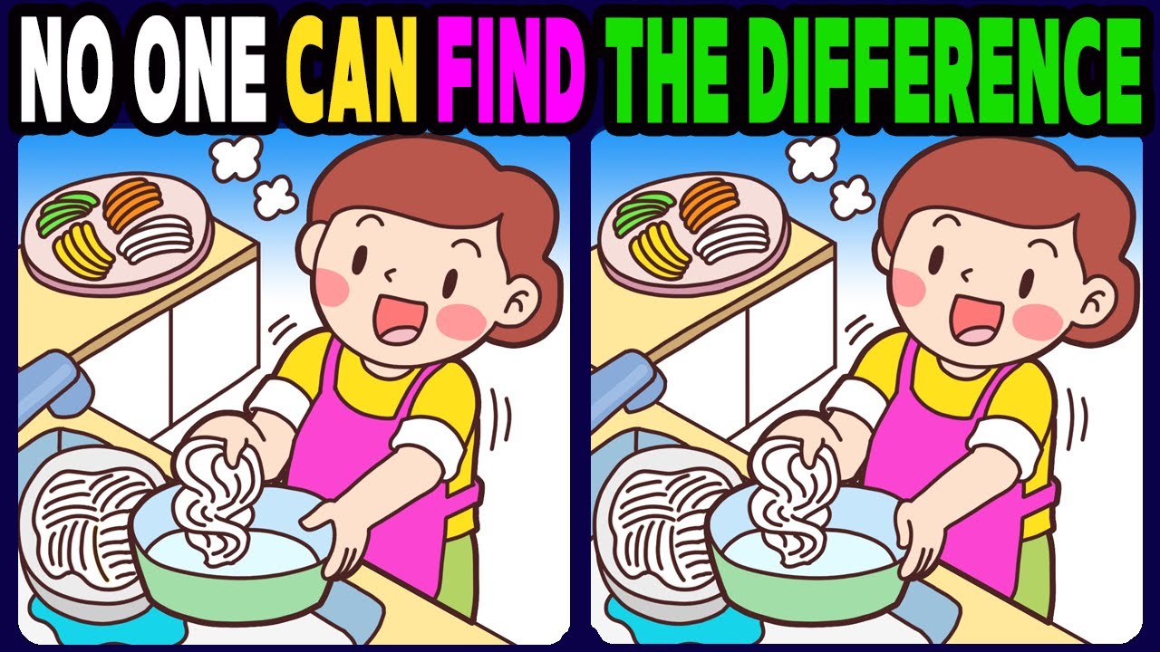 【Spot the difference】No One Can Find The Difference! Fun brain puzzle ...