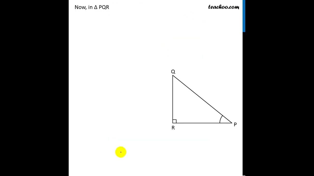 [Class 10] - PQR is right angled isosceles triangle. Find value of sin P - Teachoo - YouTube