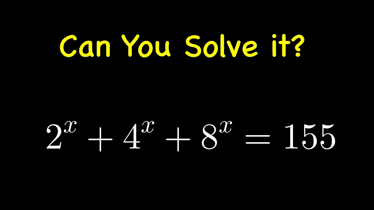 China math Olympiad I nice algebra question I can you solve it? - YouTube