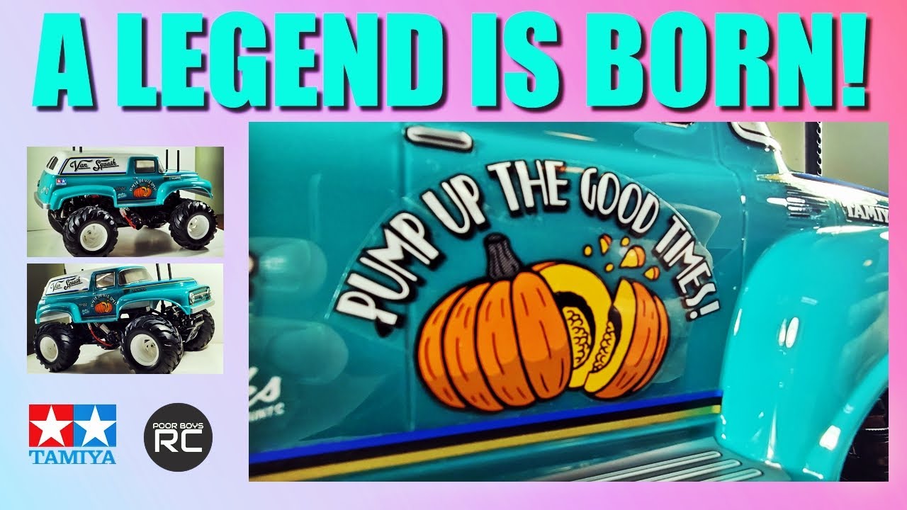 Tamiya GF-02 Squash Van - Build Tips, Paint Tips and Upgrades. Pump up ...