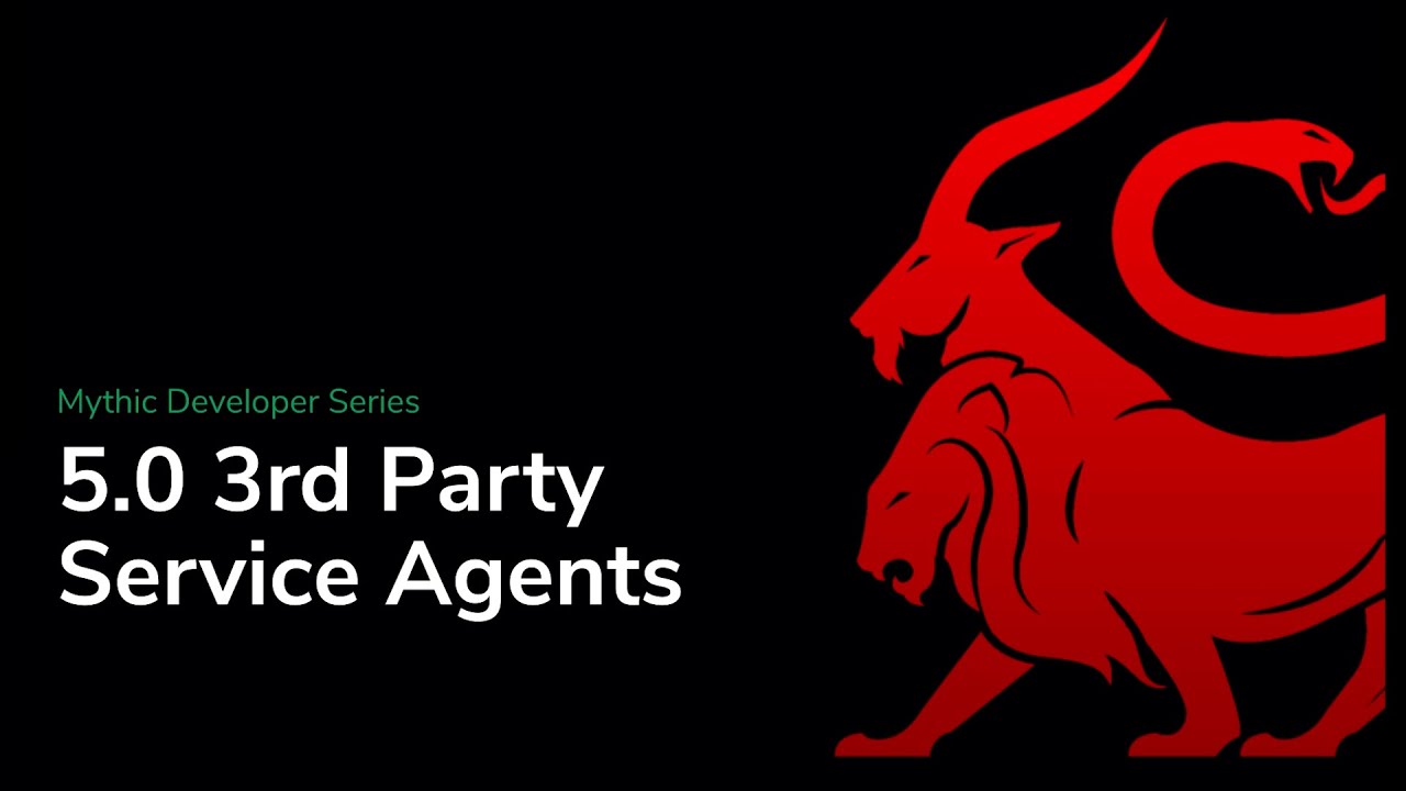 Mythic for Developers – 3rd Party Service Agents - YouTube