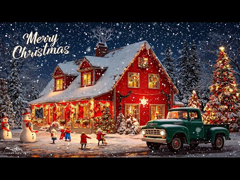 Ambiance Noël enneigée🎁Les meilleures chansons de Noël de tous les temps, musique de piano apaisante