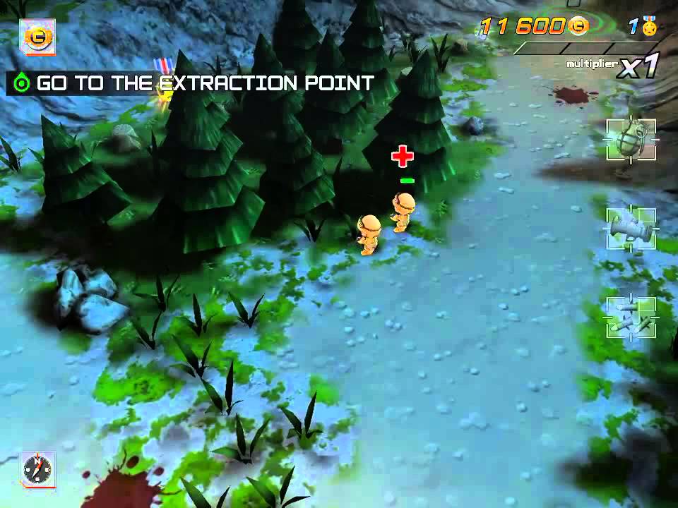 Tiny Troopers 2 level 1 - YouTube