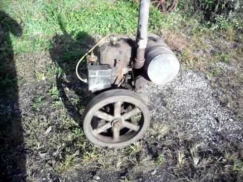 Cushman 4hp Model C Antique Engine - YouTube