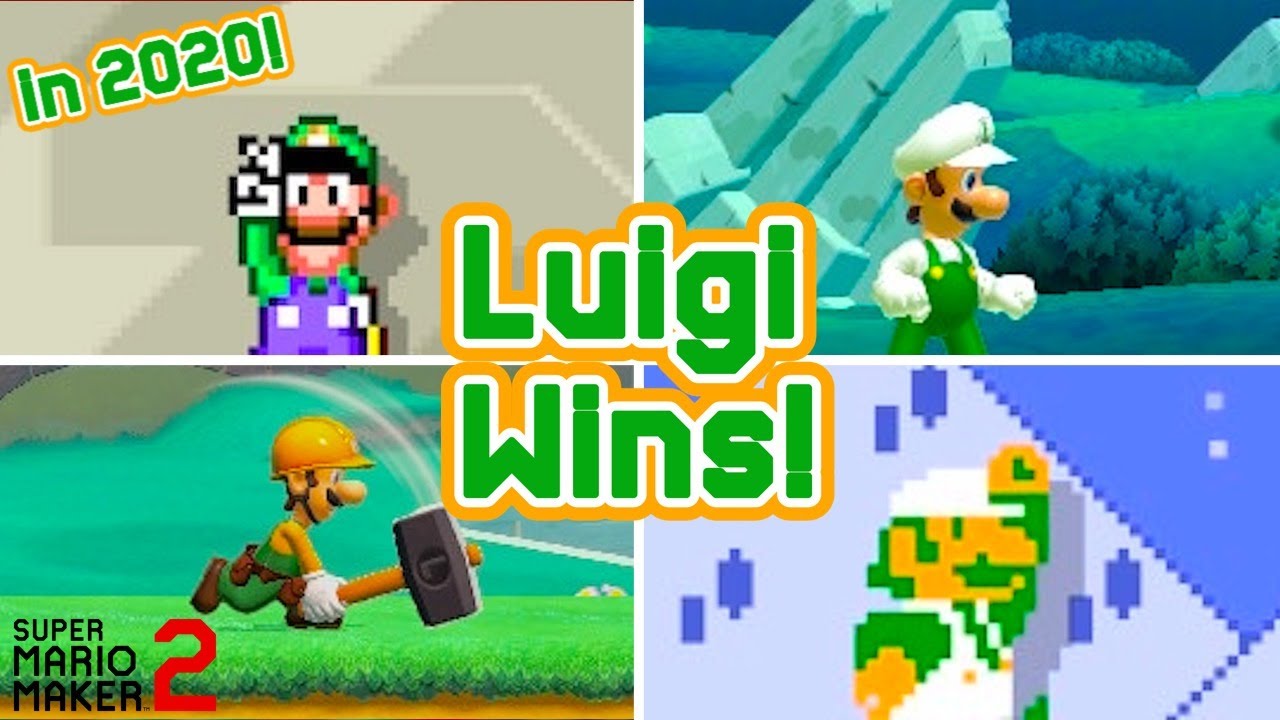 Super Mario Maker 2 - Luigi Wins by Doing Absolutely Nothing in 2020 ...