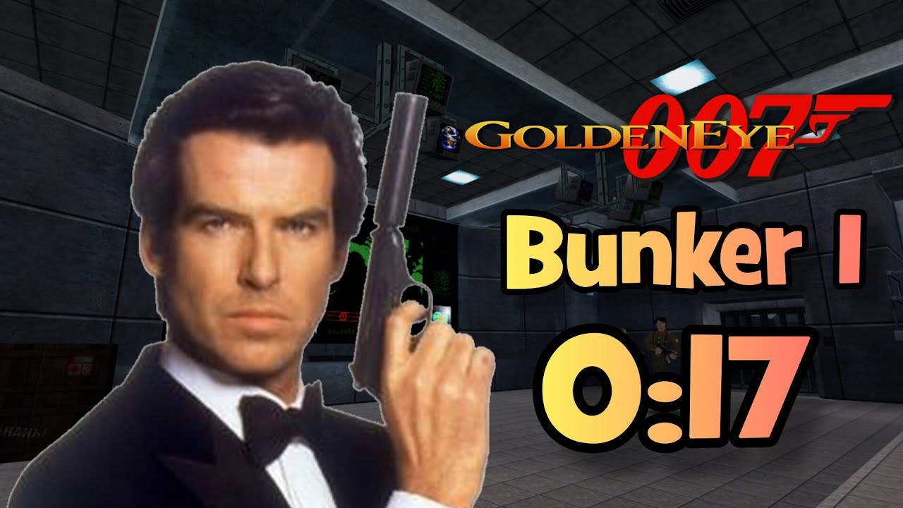 GoldenEye 007 Bunker 1 Agent 0:17 (XBOX) - YouTube