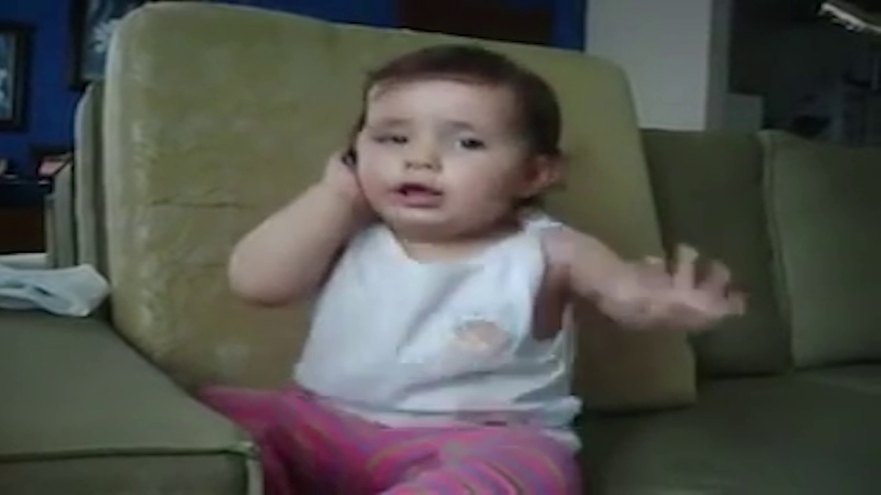 Baby Calling Dad - Funny Video - YouTube