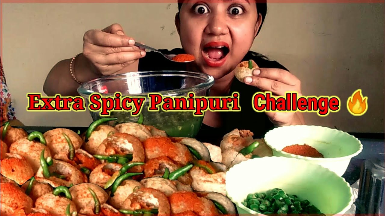 Extra Spicy Panipuri | Spicy Panipuri Challenge | Eating Golgappa | Fun ...