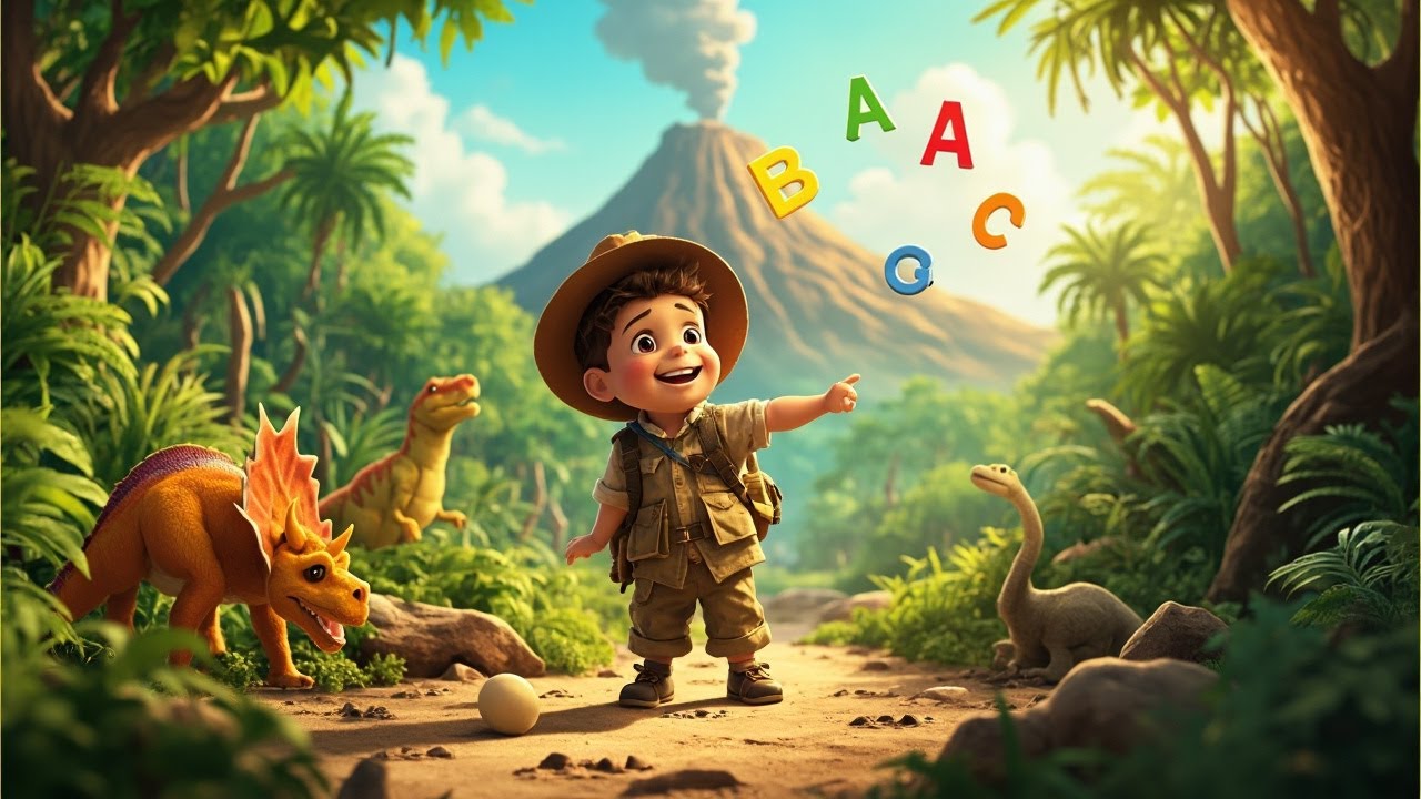 ABC and the Dinosaur Hunt - YouTube