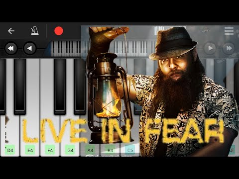 WWE | BRAY WYATT THEME | LIVE IN FEAR | ON PIANO | PERFECT PIANO | BY ...