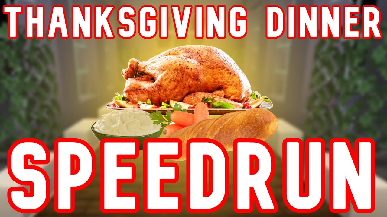 Minecraft Thanksgiving Dinner Speedrun - YouTube