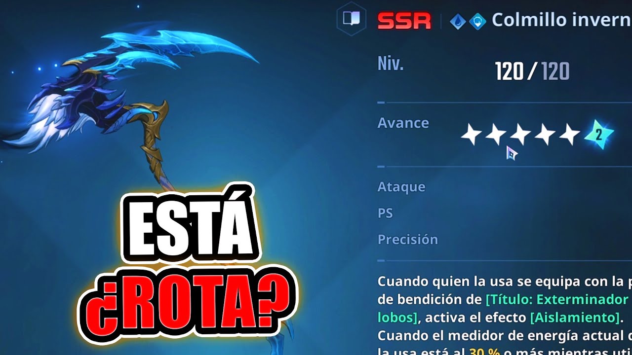 ¡COLMILLO INVERNAL ESTÁ ROTA! Probando la nueva arma en Solo Leveling ...