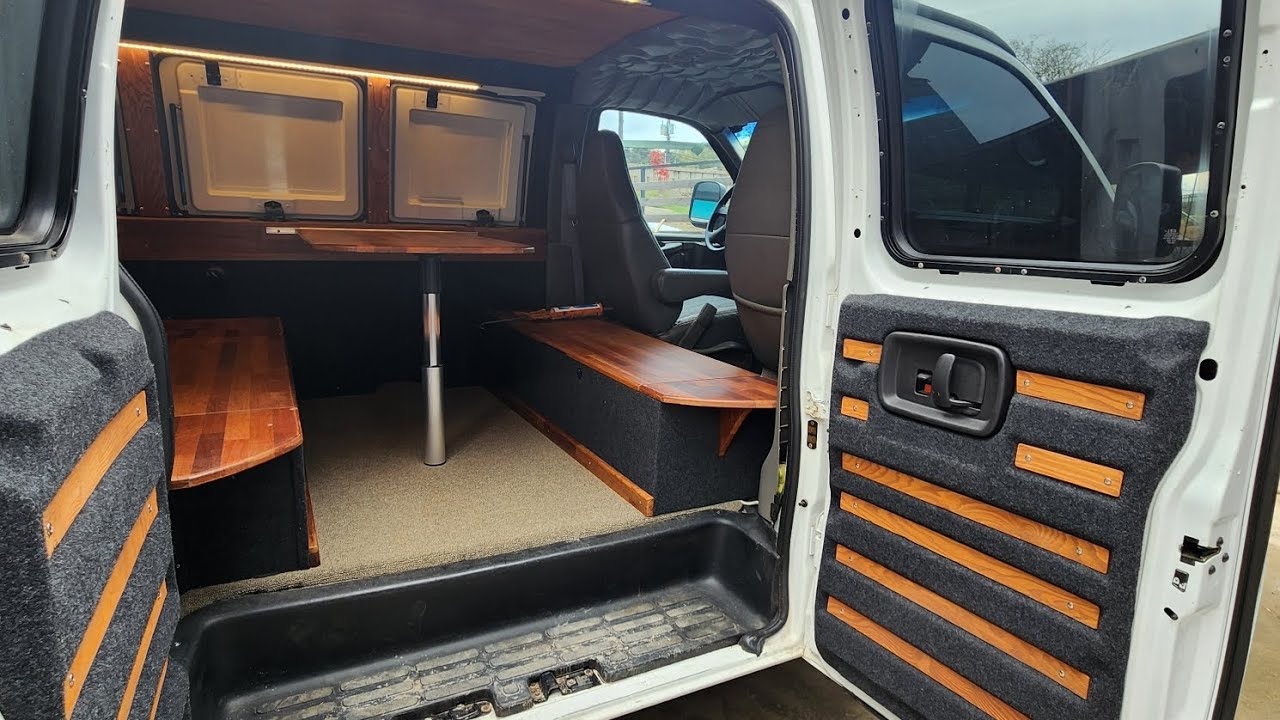 gmc Savana pro campervan 캠핑카제작 - YouTube