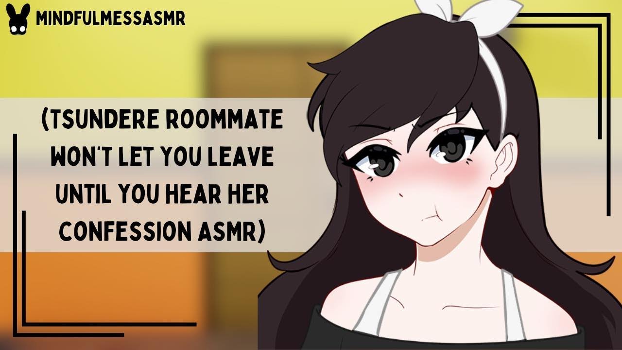 You Cant Go Tsundere Roommate Confession Asmr Youtube