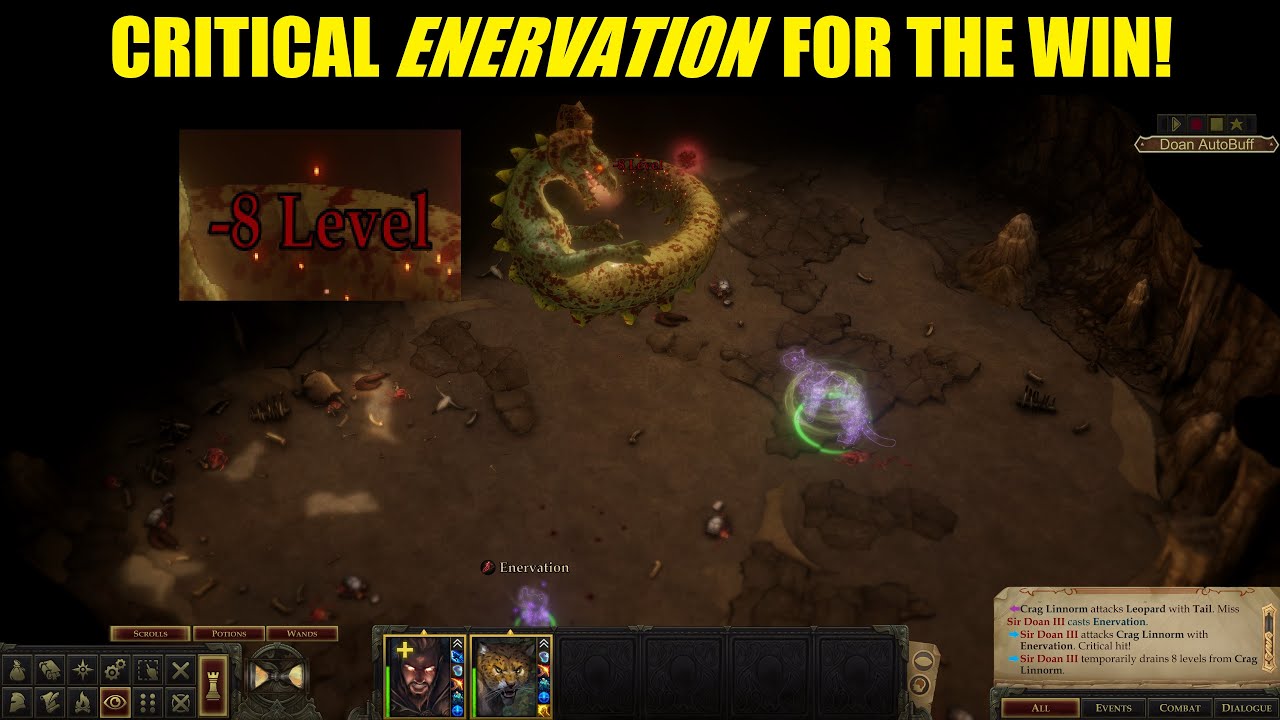 #27 Victory by Negativity (Crag Linnorm Fight) Pathfinder Kingmaker ...