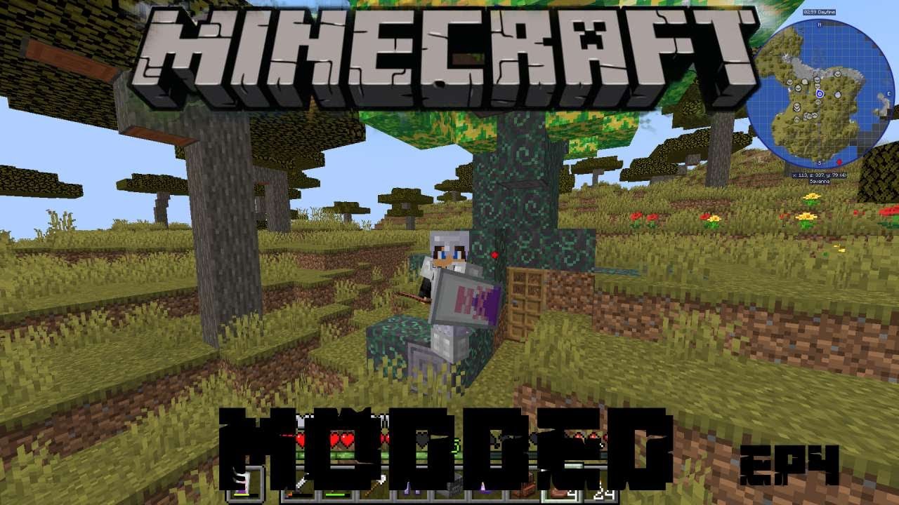 Minecraft Modded Lets play Ep 4 - starting Applied energetics 2 - YouTube