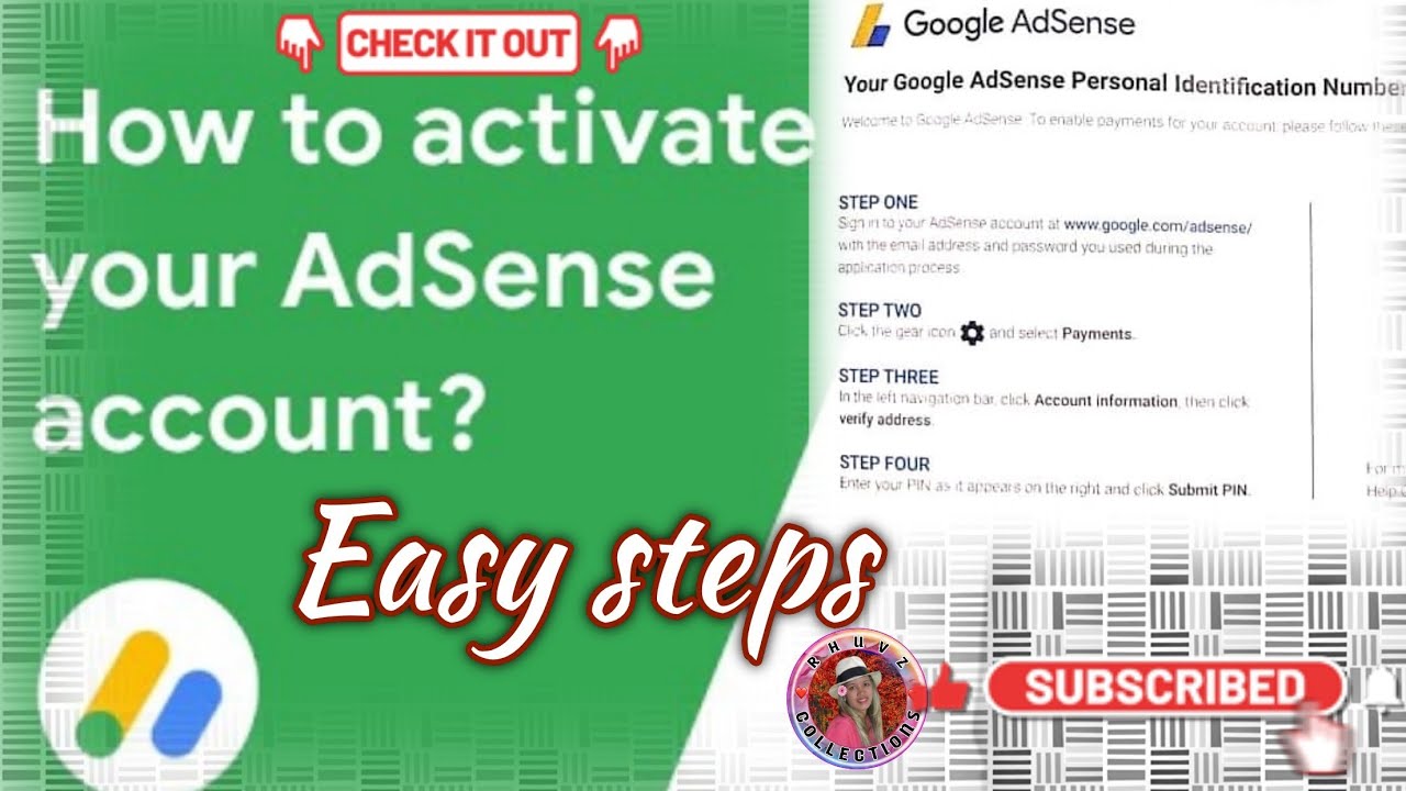 How to activate your Adsense account|| verify your Adsense account # ...
