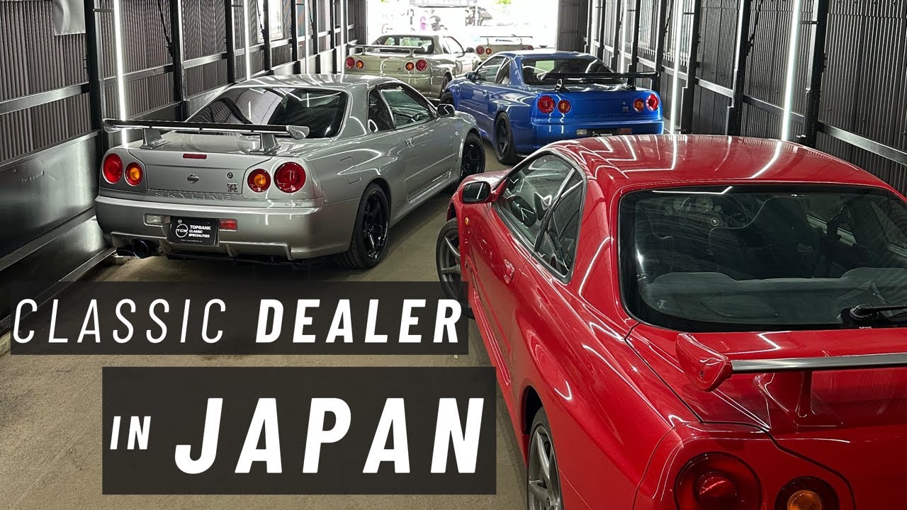 It's a JDM Dream! I Checked out the biggest car shop I've seen in Japan ...