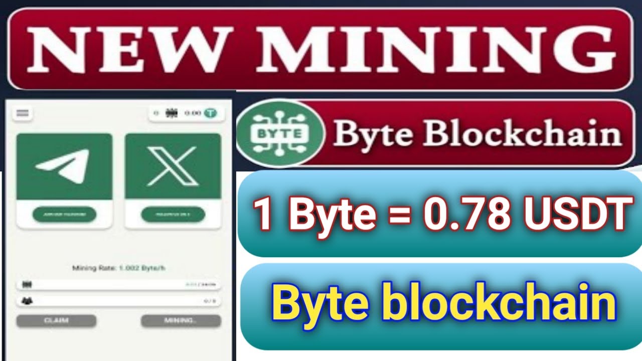 Byte Blockchain Mining App Full Guide | How to Withdraw & Swap Byte Tokens | Real or Fake Review ...