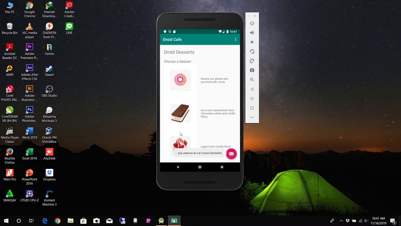 Droid Cafe - Nougat - YouTube