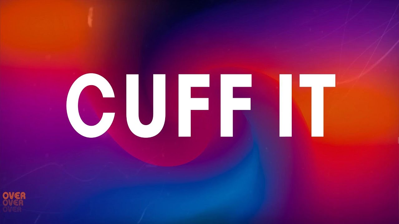CUFF IT - Beyoncé (Lyrics) - YouTube