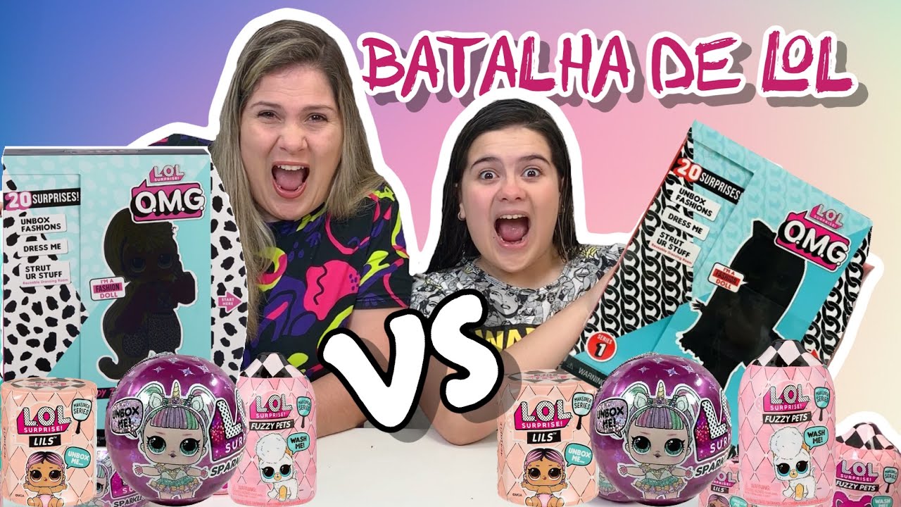 BATALHA DE LOL! QUEM FICOU COM AS LOLS O.M.G ??? - YouTube