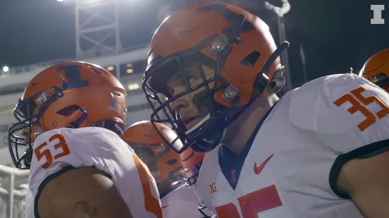 Illini Football | Jake Hansen Career Highlights - YouTube