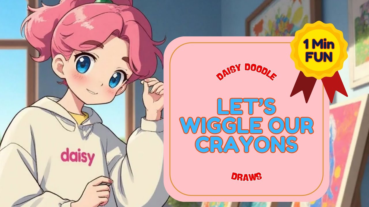 Let’s Wiggle Our Crayons! 🎨 Fun Drawing & Scribbling Adventure #kids # ...