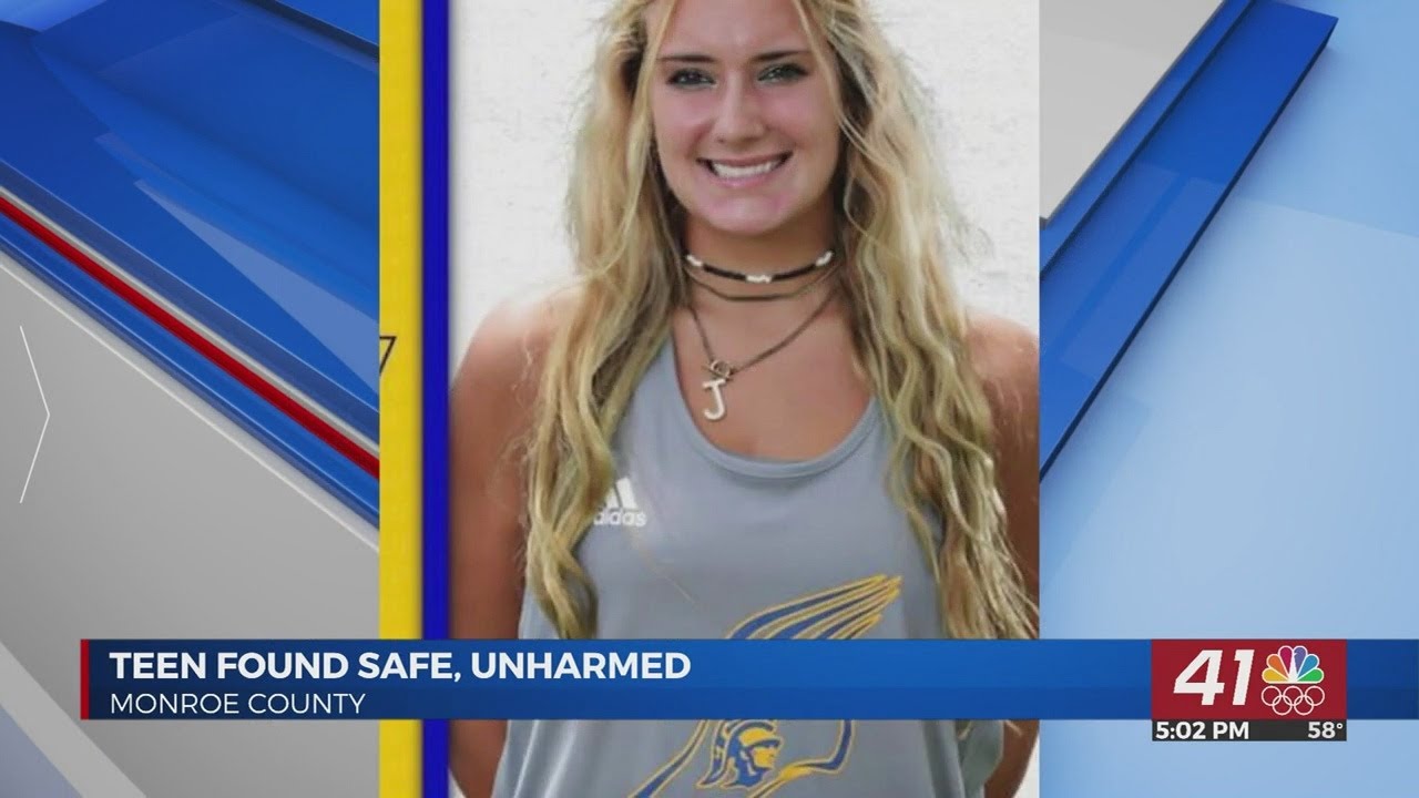 UPDATE: Missing Monroe County teen found, reported safe - YouTube