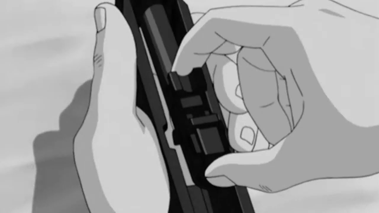 Girl Loading Gun Gif