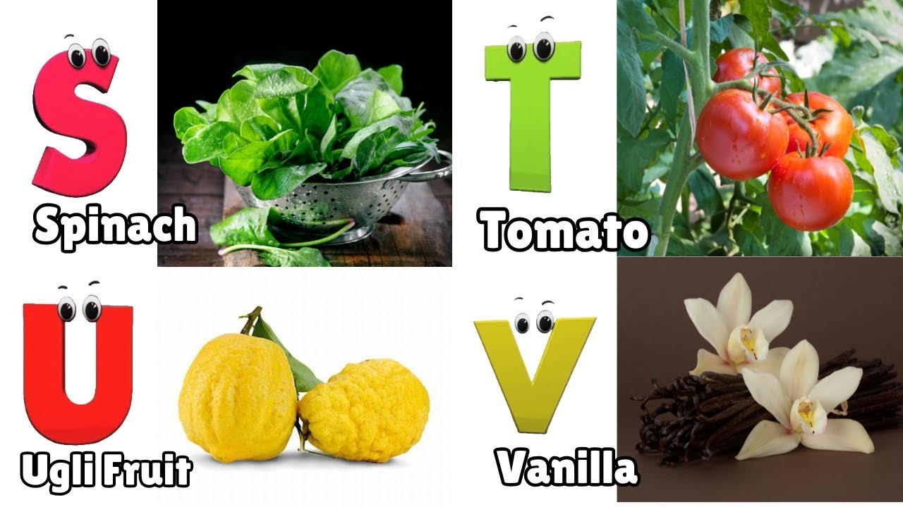 Vegetable phonics song for kids |Alphabets phonics for kids |Phonics ...