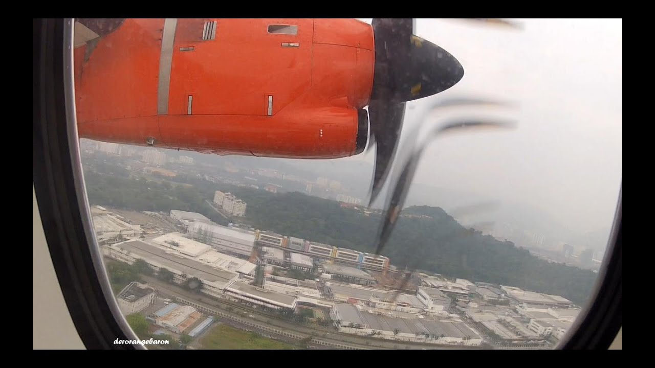 Firefly ATR 72-600 9M-FID Takeoff from Penang International Airport ...