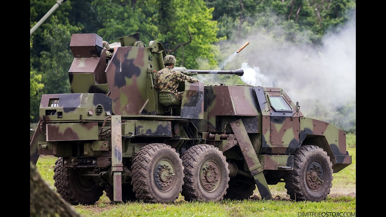 Srpski PVO sistem PASARS-16 bojevo gađanje - Serbian Air Defense System ...