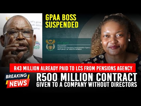 Shock R500M Contract Scandal: Faceless Firm Gets Paid Cash While Pension Boss Suspended!