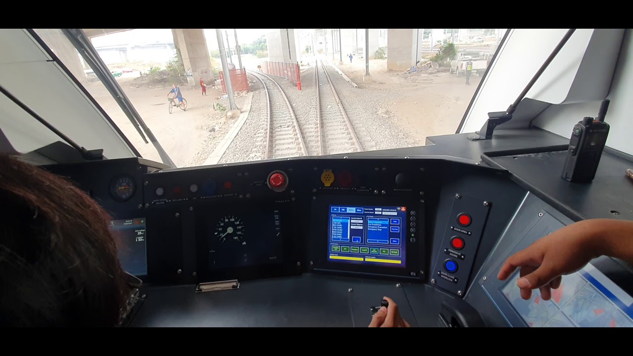 [Cab View] Commuter Train Red Line ; training - YouTube