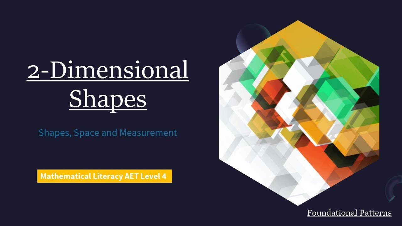 Mathematical Literacy MLMS4 2D Shapes @myinalox - YouTube