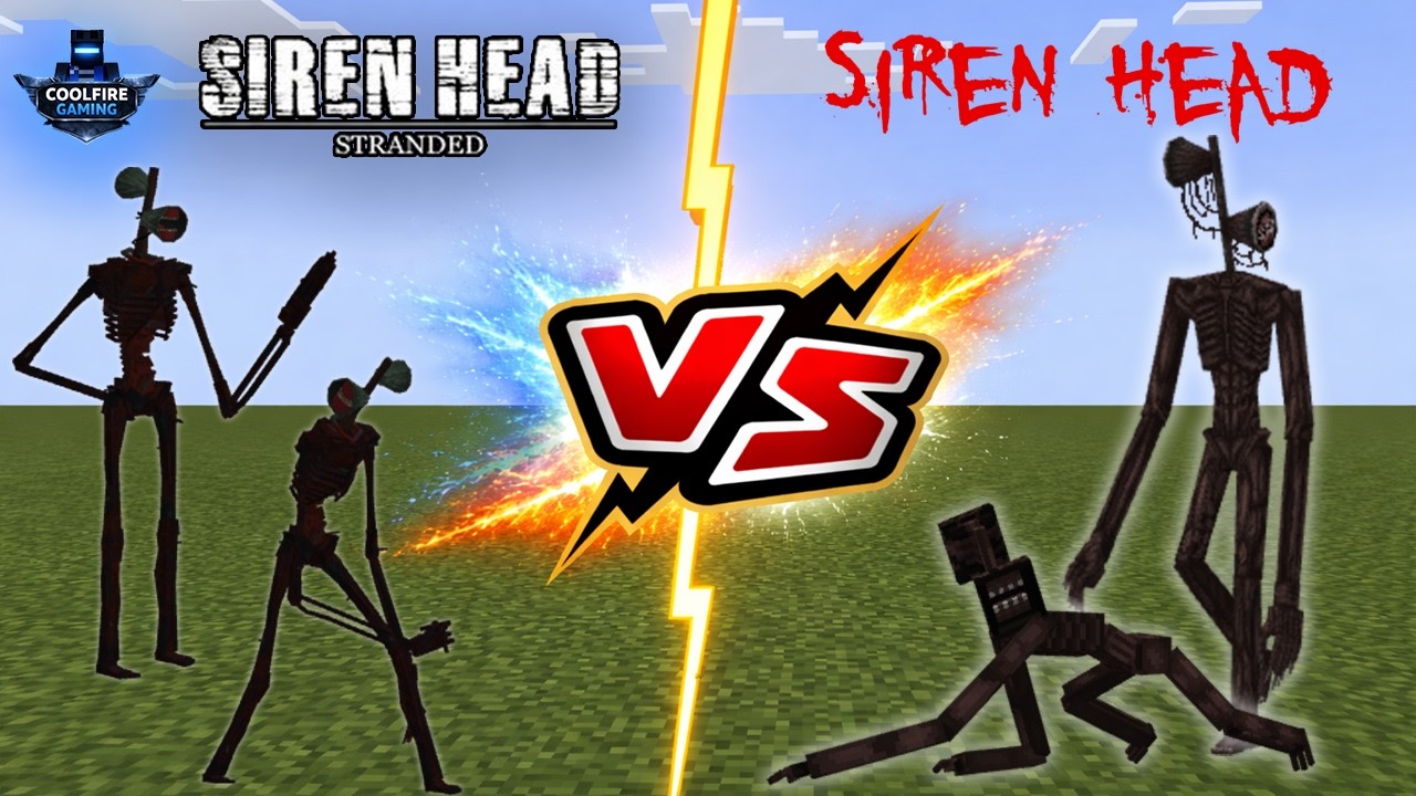 Siren Head: Stranded VS Siren Head [Trevor Henderson] 🆚 [Siren Head ...