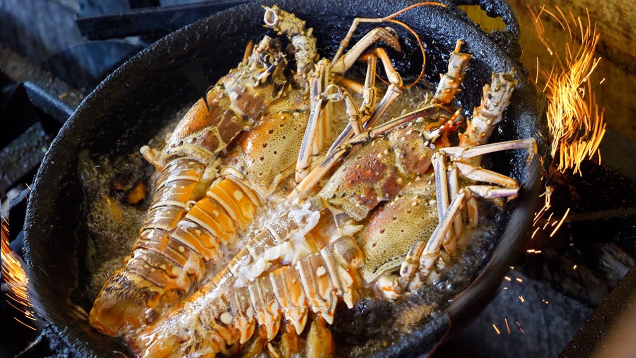 Ultimate Seafood Flex with RasKitchen [Doctor Fish, Fried Lobster ...