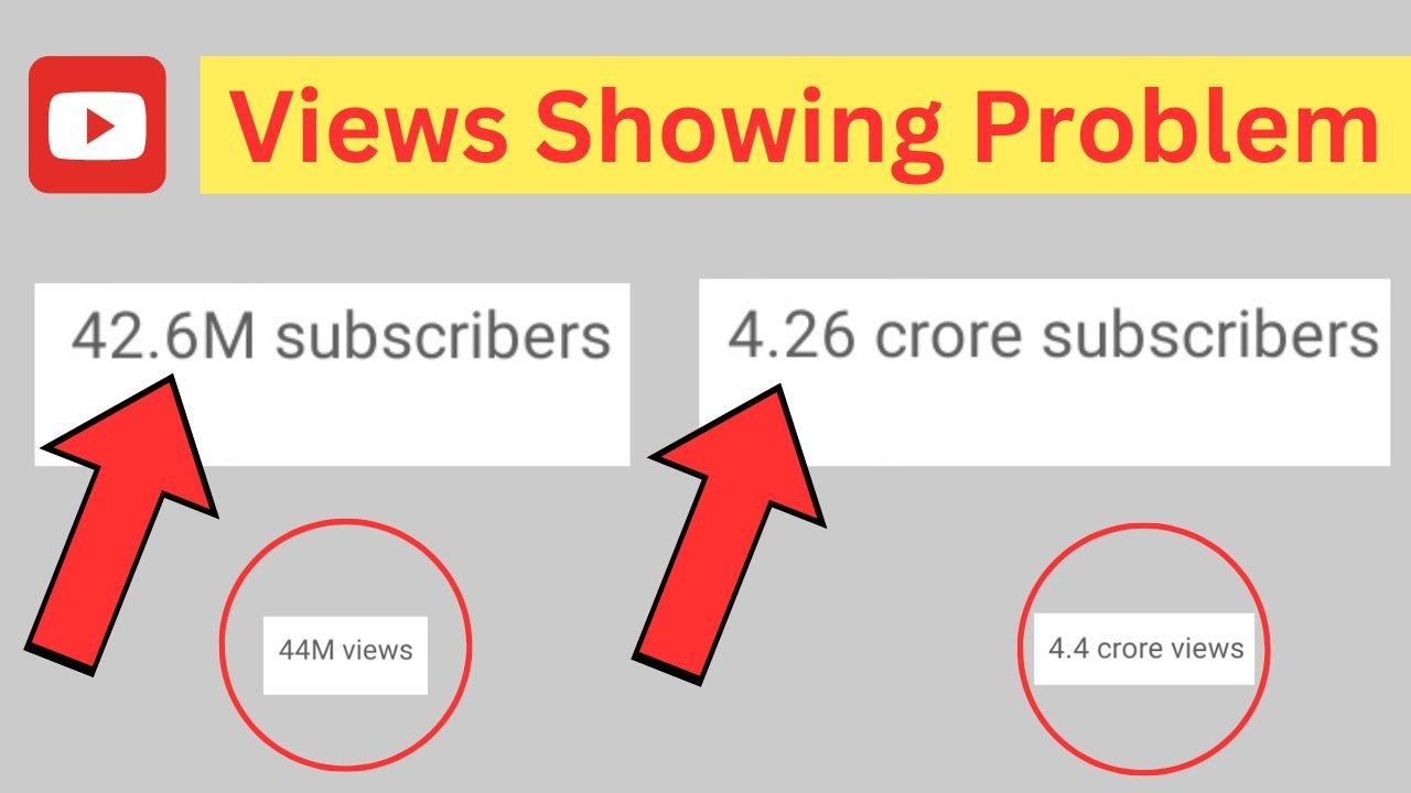 Youtube video me views million not showing | How to Change YouTube View ...